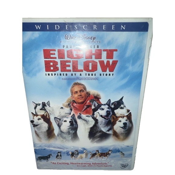 Media | Eight Below Dvd 206 Widescreen Paul Walker | Poshmark
